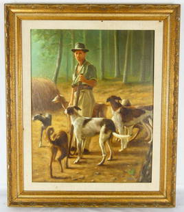 Anthony Grigas (usa 20th/21st C) Oil Painting