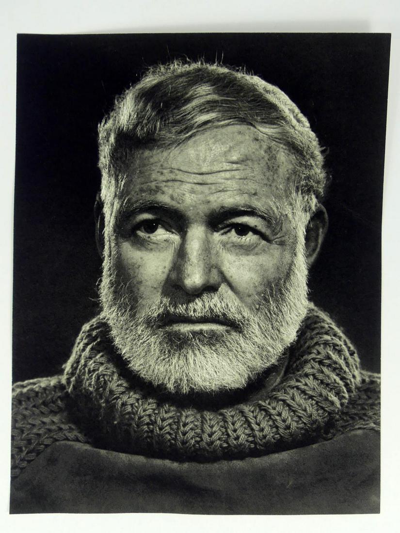 YOUSUF KARSH 'ERNEST HEMMINGWAY' PHOTOGRAVURE - Mar 18, 2023 | Antiques ...