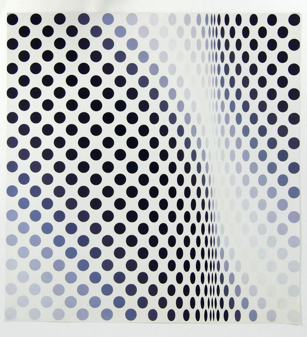 BRIDGET RILEY 'PAUSE' LITHOGRAPH (#0317) on Mar 18, 2023 | Antiques ...