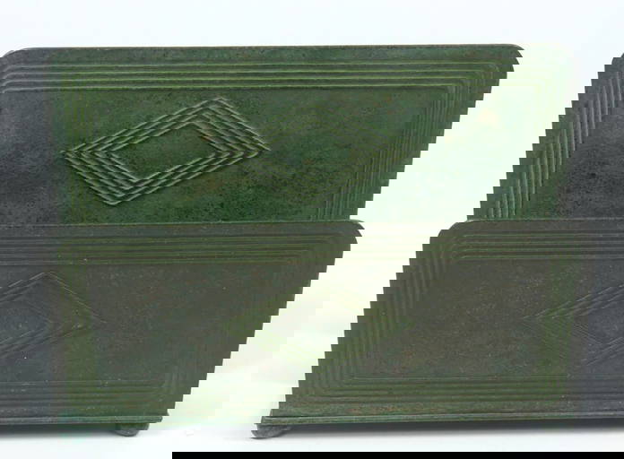 Tiffany Verdigris Bronze Graduate Letter Rack