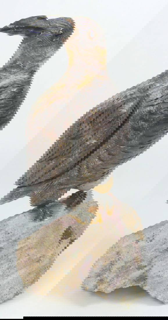 Carved Stone Bird Auction