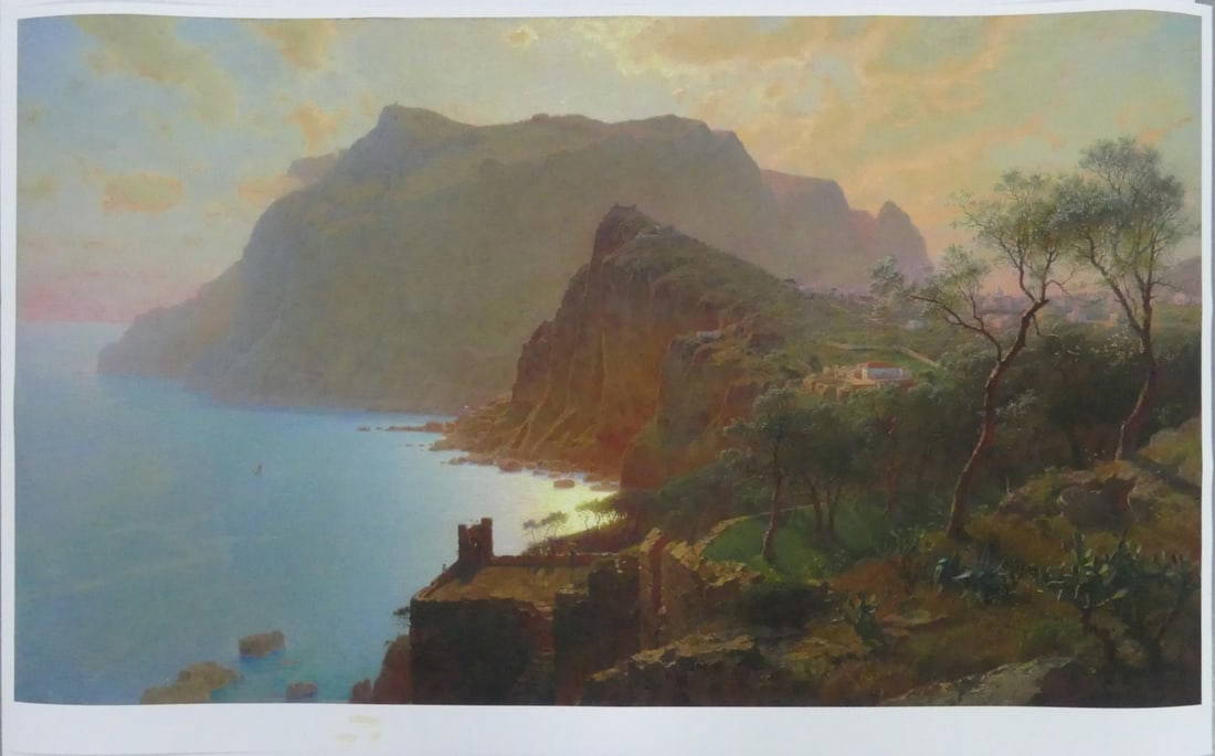 William Stanley Haseltine 'the Sea From Capri' Auction