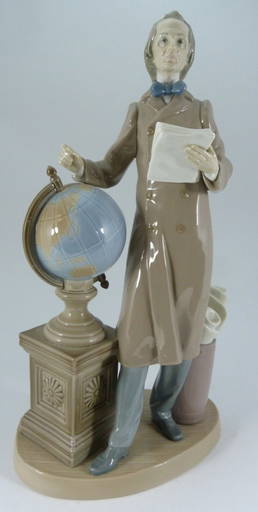 Rare Lladro Retired #5208 "the Professor" Figure