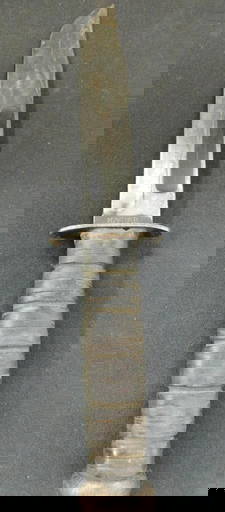 Vintage Kabar Long Knife Leather Wrapped Handle 12" Long