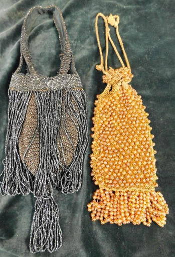 Pair Of Vintage Beaded Handbags