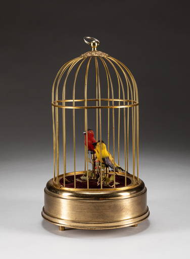 German Bird Cage Music Box