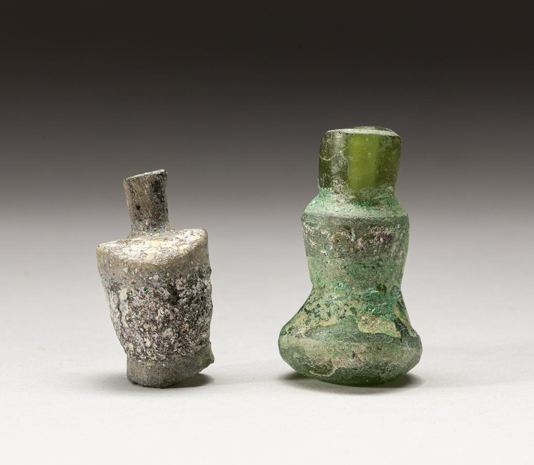 Antique Roman Glass Bottles. 300 200 B.c.