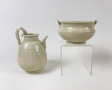 Rare Porcelain Carved Biscuit Dragon