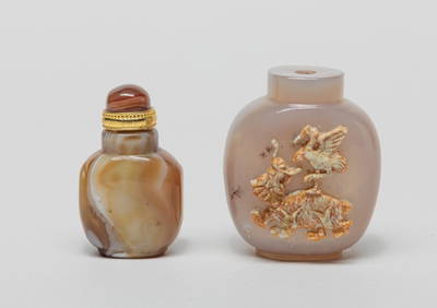 A Chinese Agate Snuff Bottle - Feb 09, 2014 | Neal Auction Company in LA