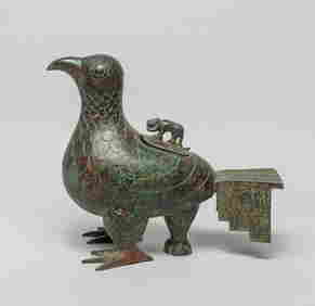 Chimu Blackware Stirrup Jar with Birds - Mar 31, 2016 | Artemis Gallery ...