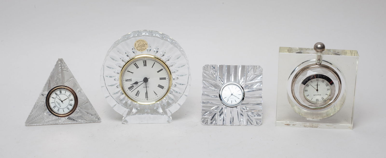 Crystal Glass Table Clocks