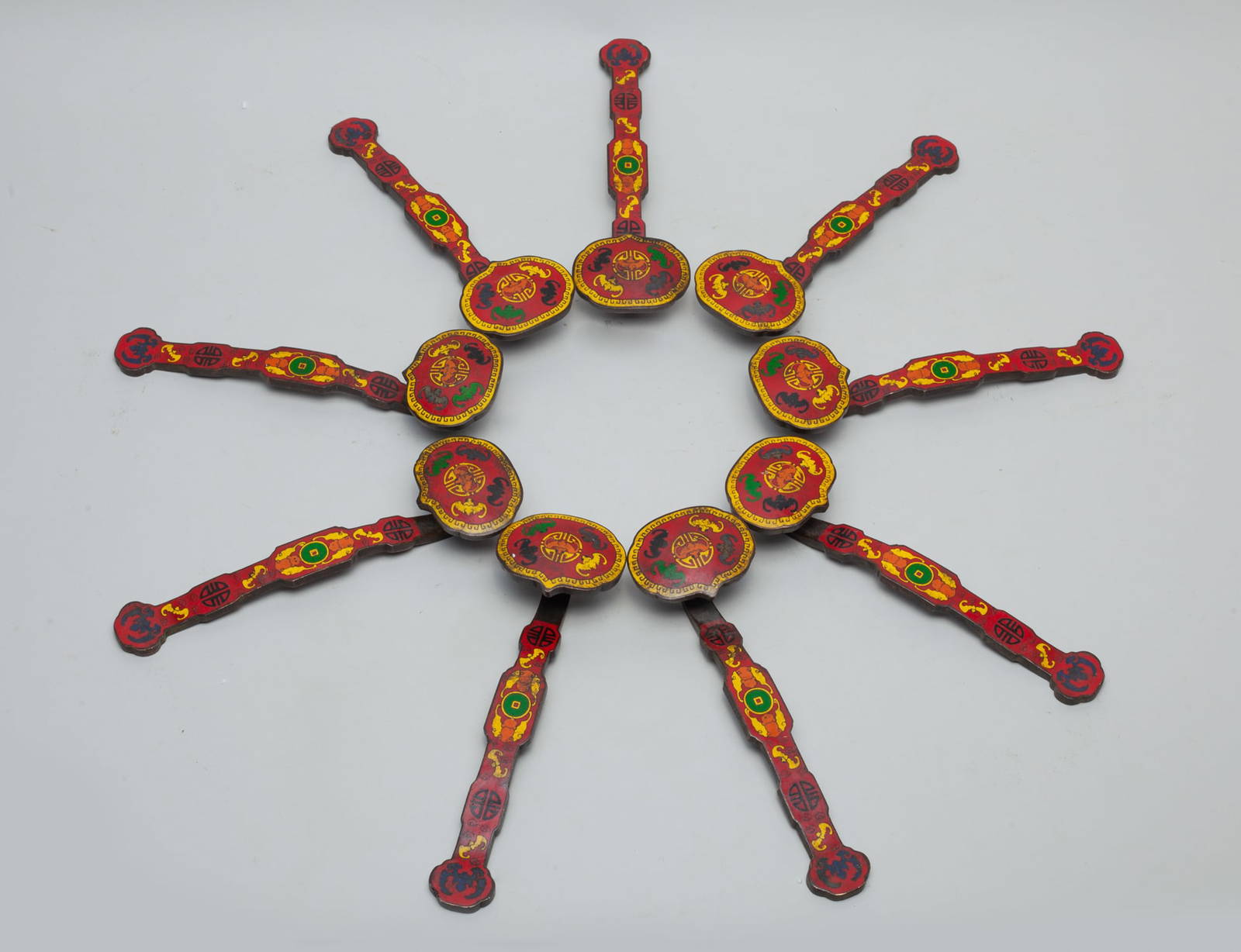 Chinese Cloisonne Ruyi Sets Auction