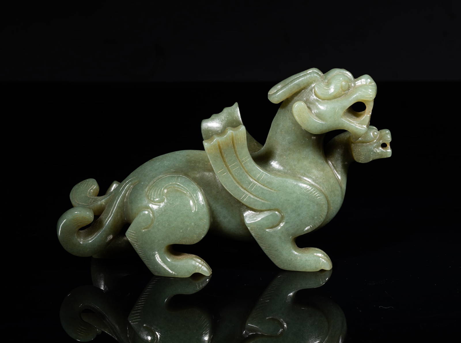 Large Chinese Jade Table Sculpture Auction