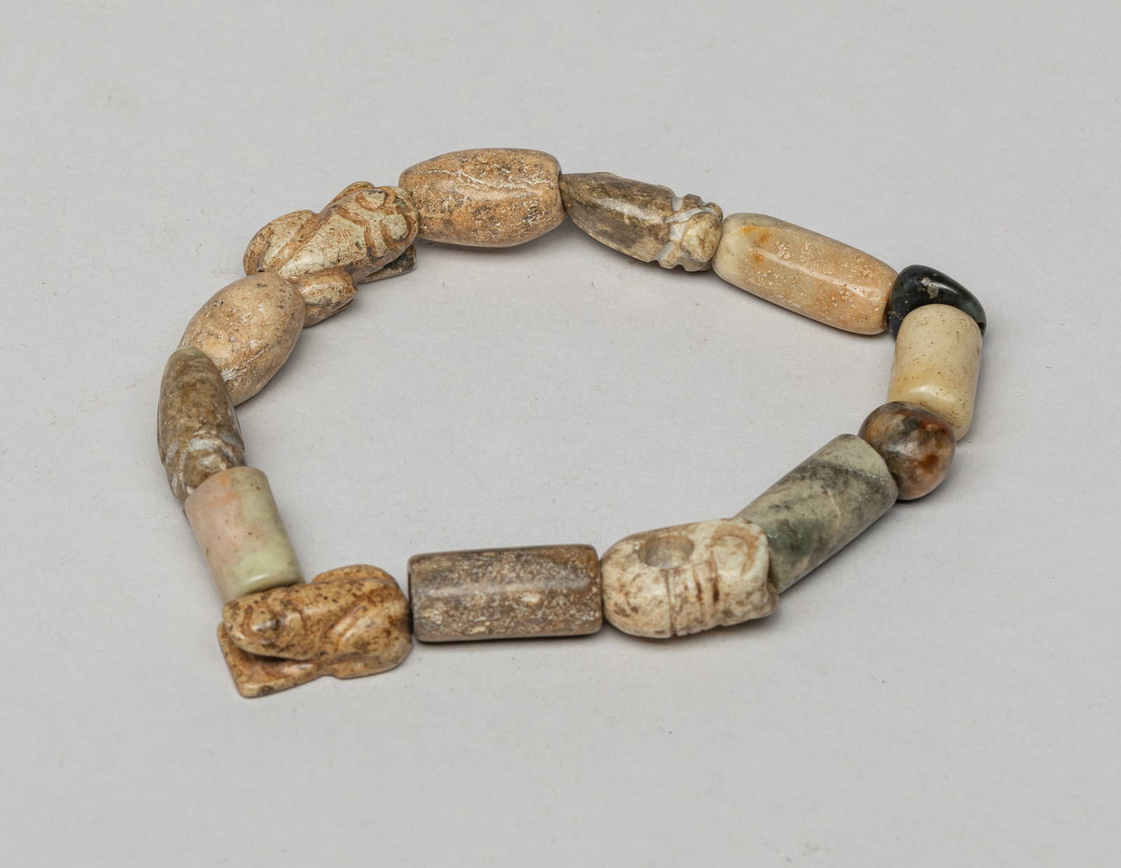 Chinese Burnt Jade Bracelet Auction