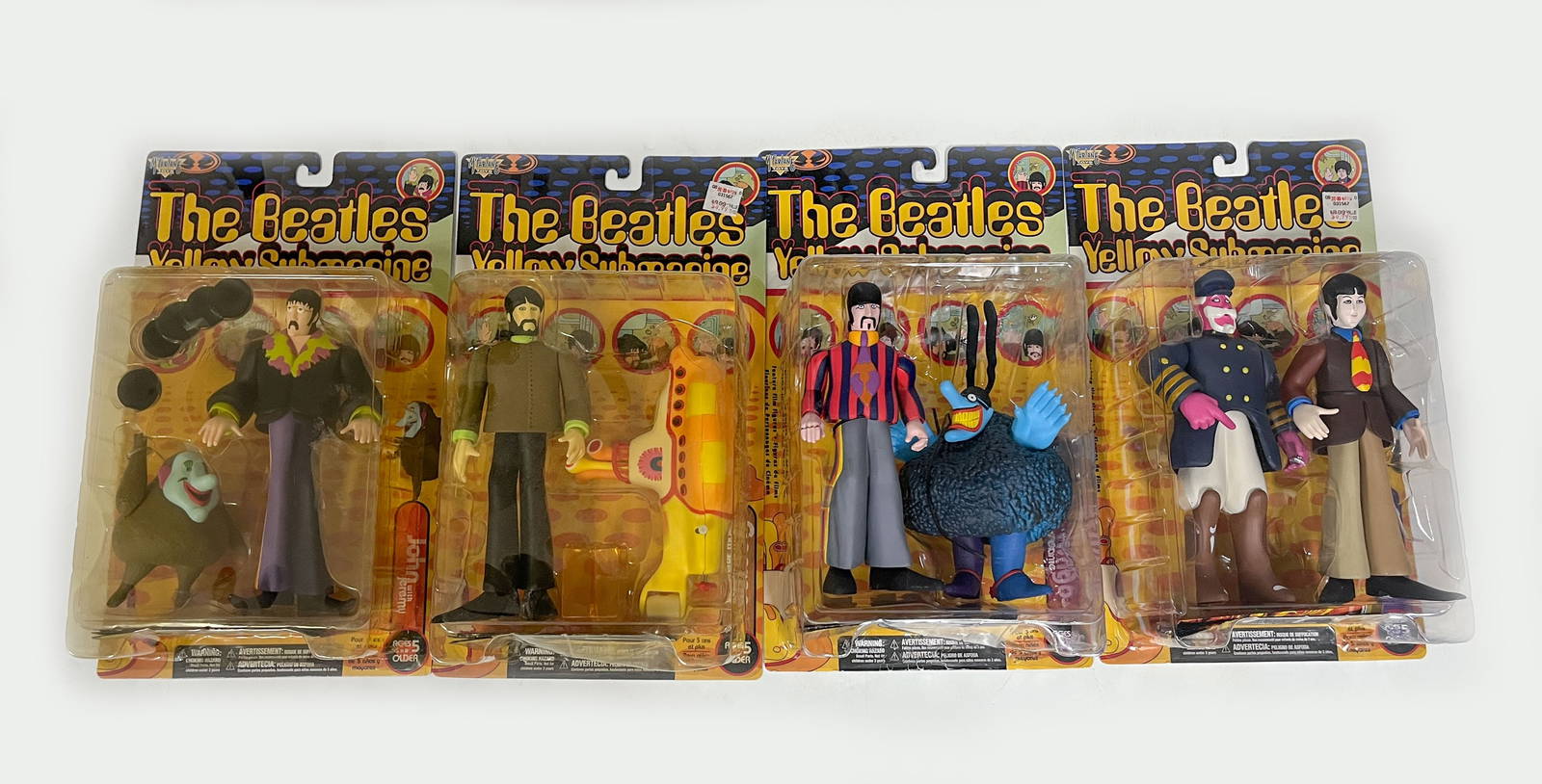 Set Vintage The Beatles Figures Auction