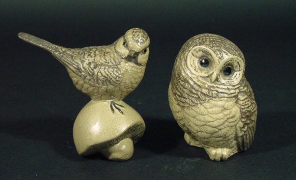 Two Poole Barbara Lindley Adams Stoneware Animals