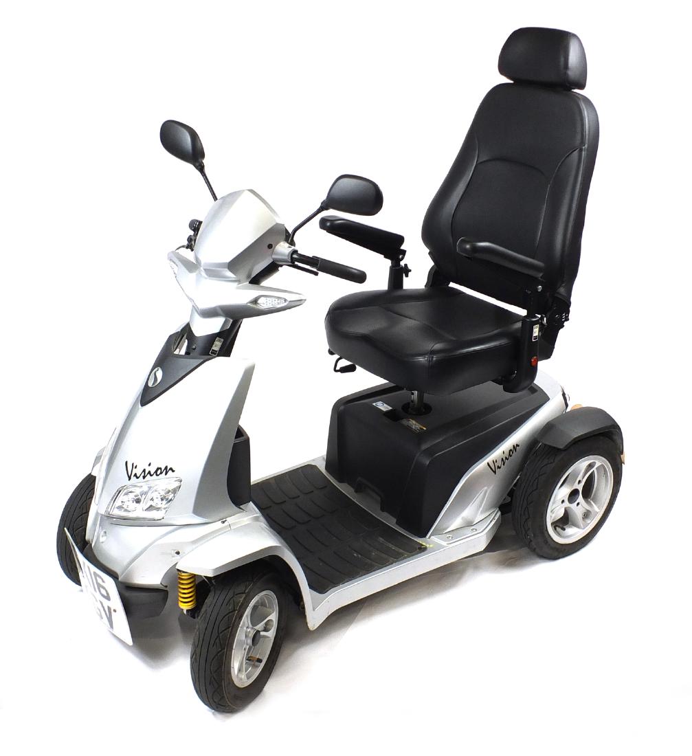 Rascal Vision mobility scooter with key and charger