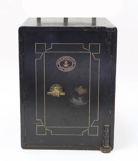Victorian Cast Iron Safe By Samuel Withers & Co,