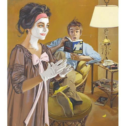 Jac Mars Two Figures In An Interior, Book