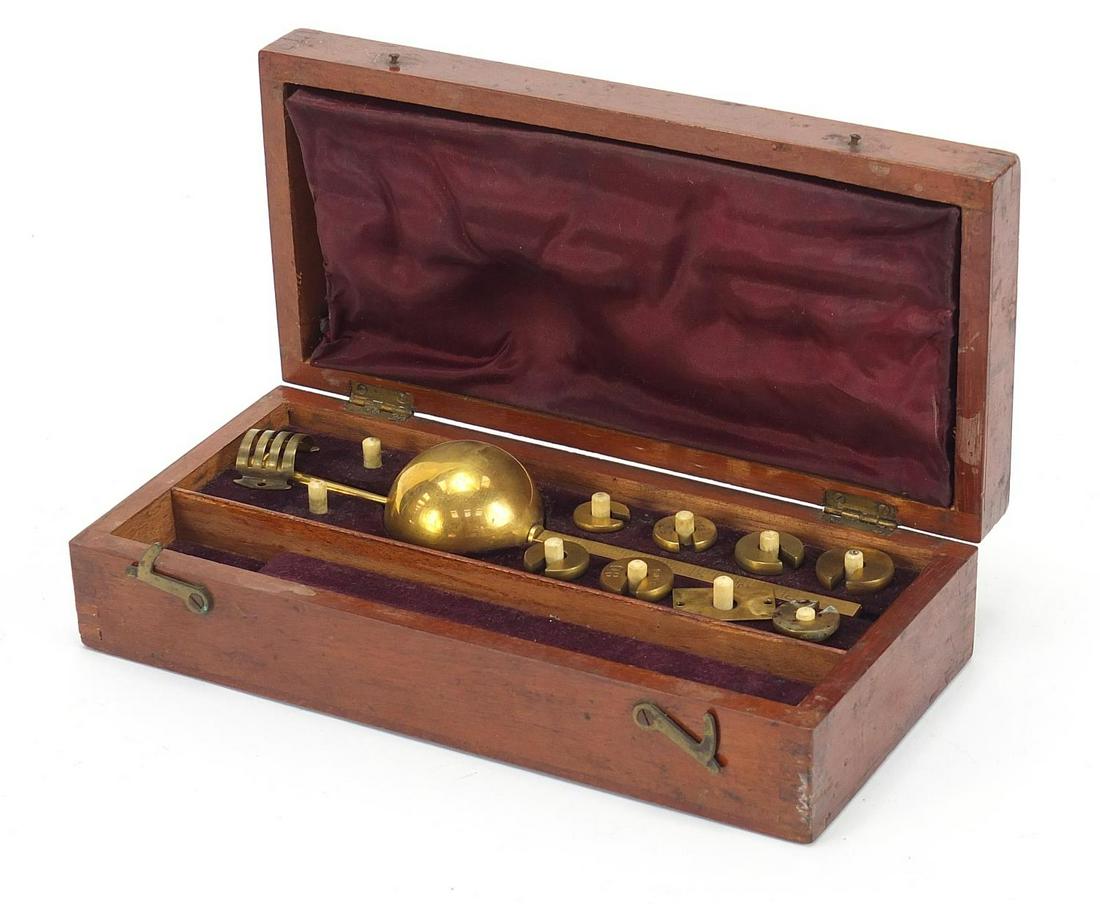 Sikes Hydrometer With Fitted Case