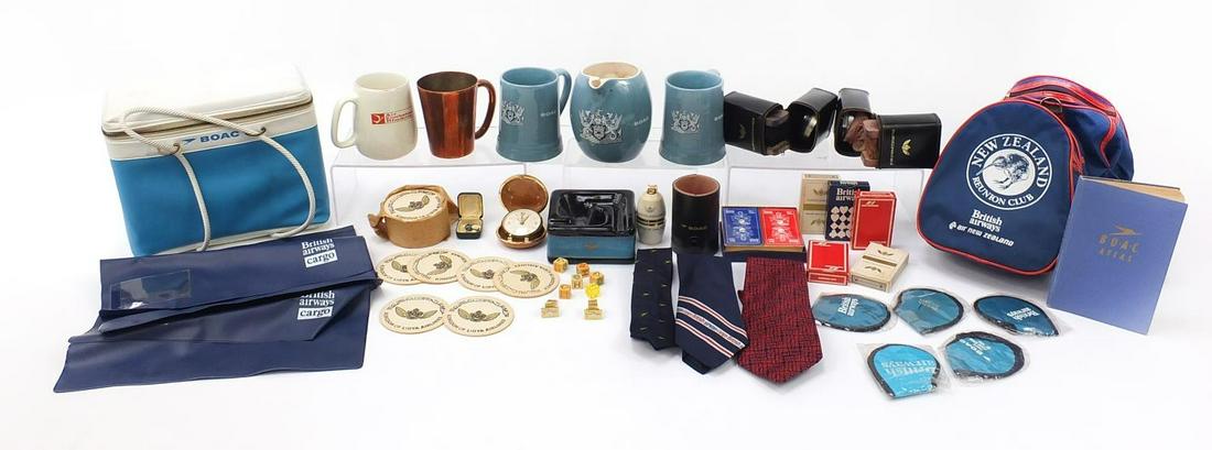 Vintage Boac British Airways Aviation Memorabilia