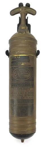 Vintage Pyrene Fire Extinguisher With Wall Mount, 37cm