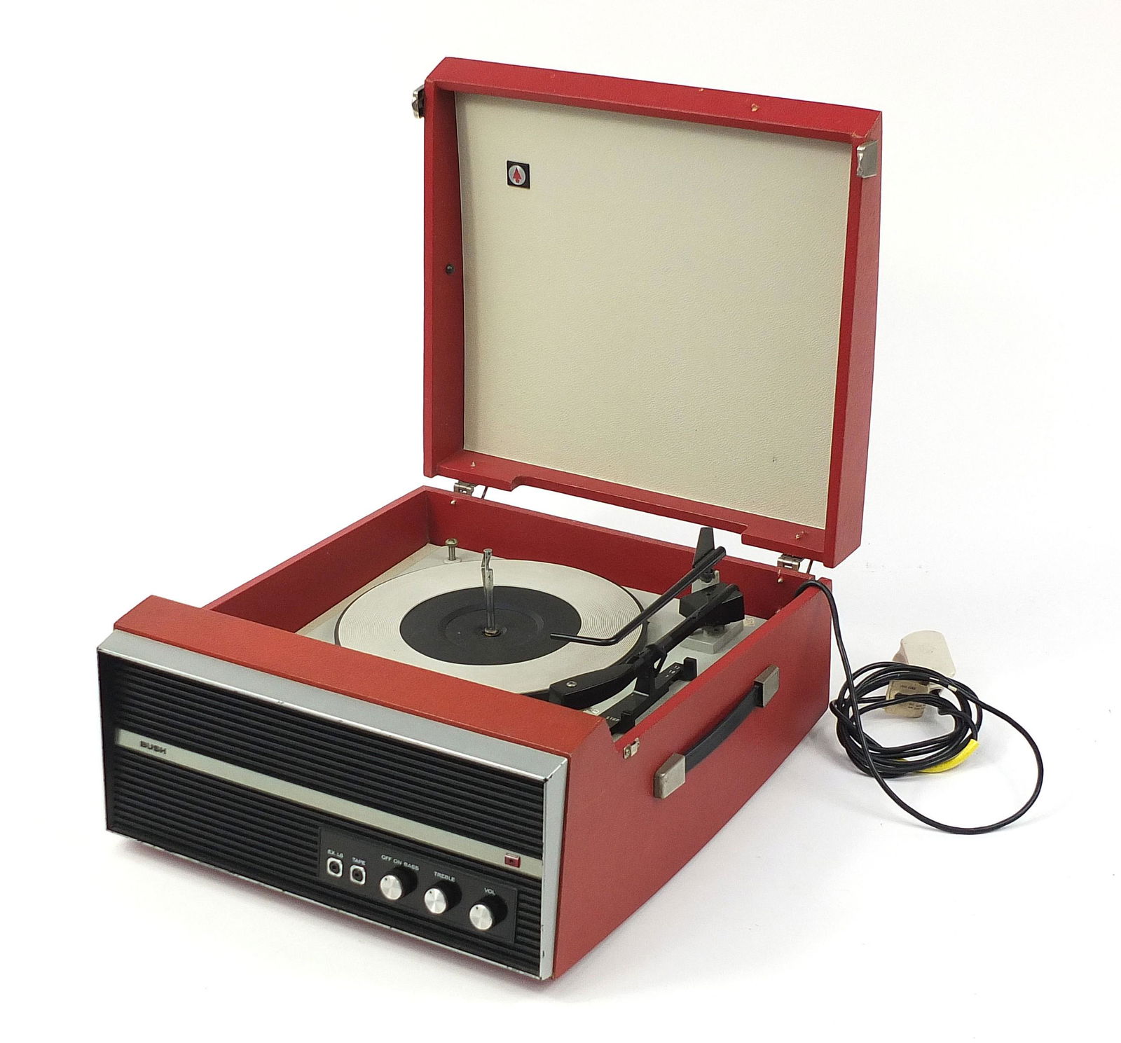 Vintage Bush Record Player Turntable Type Rp60, 41cm