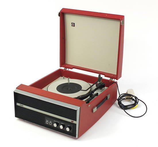Vintage Bush Record Player Turntable Type Rp60, 41cm