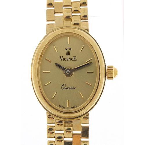 Vicence, ladies 9ct gold wristwatch with 9ct gold (#0680) on Feb 17 ...