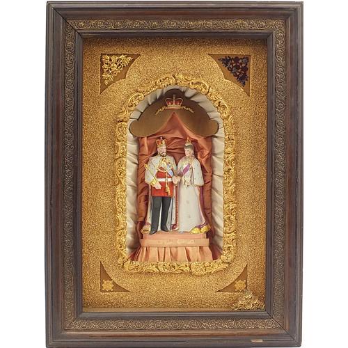 King and Queen clockwork musical diorama, 67cm x 47cm (#1685) on Jun 10 ...