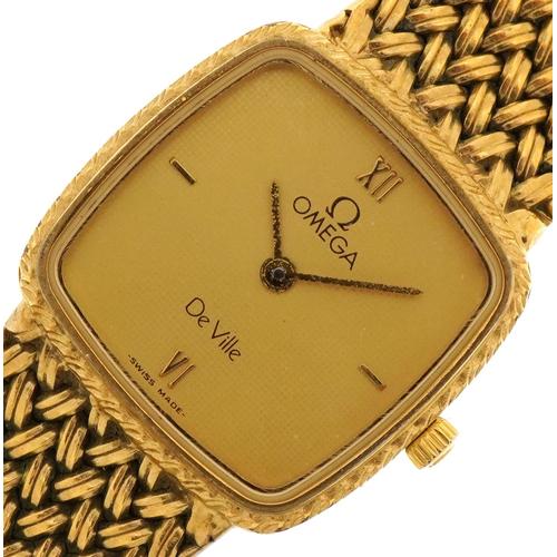 Omega, Ladies Omega Deville Quartz Wristwatch, The Case Numbered 1375 ...