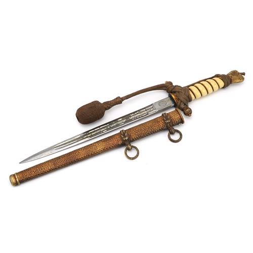 German Military World War Ii Kriegsmarine Naval Dagger By E & F Horster ...