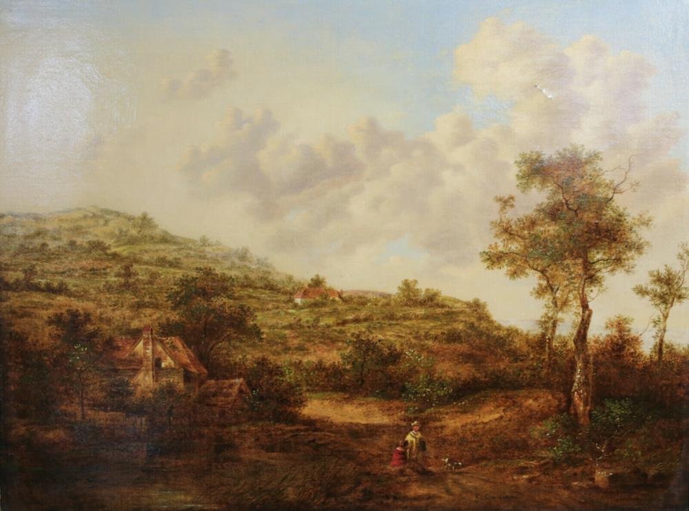 John Crome (british 1768 1821) Oil Painting On Canvas