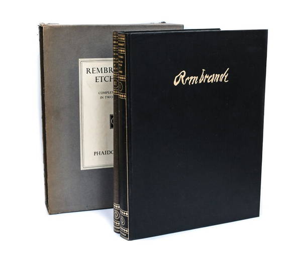 Ludwig Munz 'rembrandt's Etchings 2 Vols' Phaidon Press 1st Ed Slipcase ...