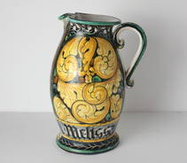 Medinger Pottery Redware Pitcher with Eagle. - May 16, 2015 | Conestoga ...