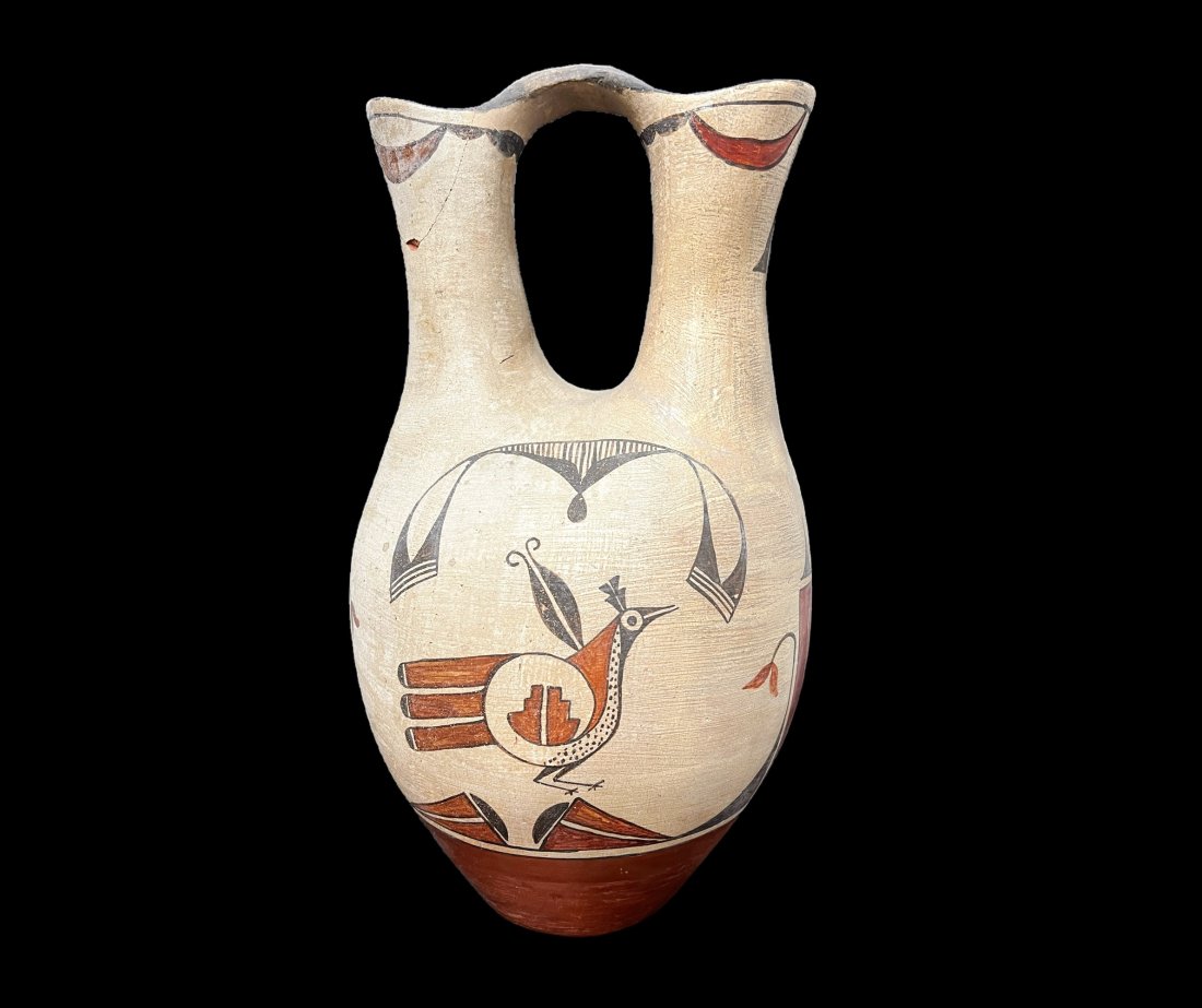 Ruby Panama Zin Pottery Wedding Vase Auction