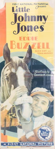 Theatrical Movie Poster Little Johnny Jones 1929
