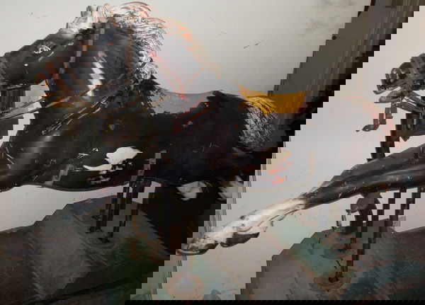 Mechanical Horse Old Antique