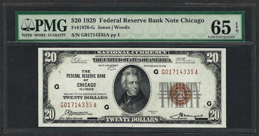 The Glory Bank 1834 $20 Satirical Note