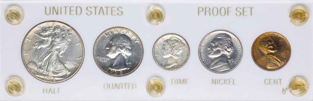 1938 (5) Coin Proof Set