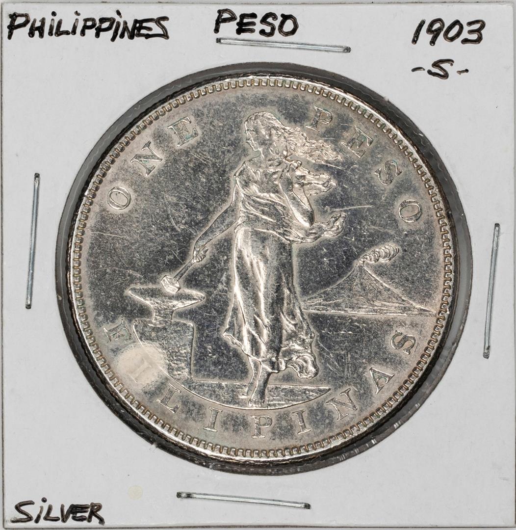 1903-S Philippines One Peso Silver Coin - Dec 29, 2019 | BK Auctions in CA