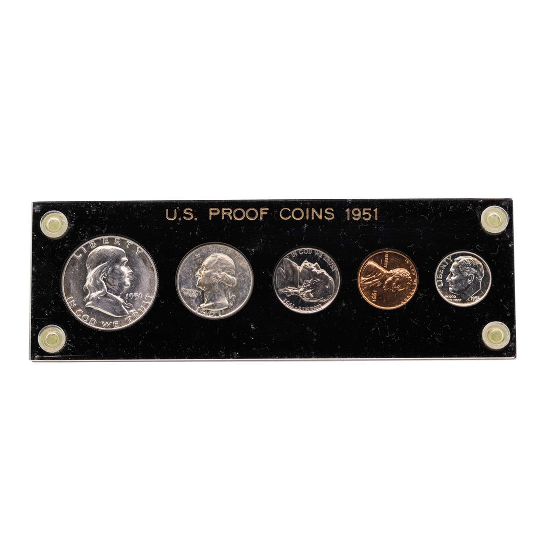 1951 (5) Coin Proof Set - May 20, 2020 | BK Auctions in CA