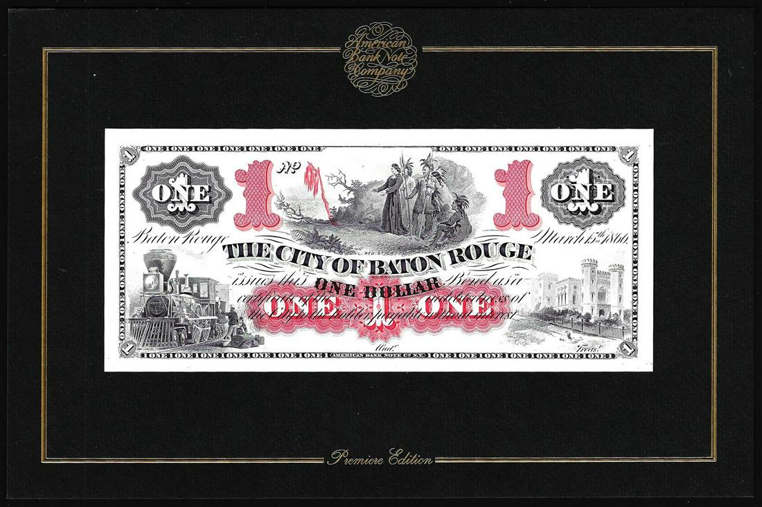 1994 American Bank Note Company Intaglio Print The City (#0438) on Aug ...