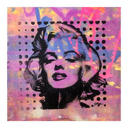 Rodgers "Marilyn Monroe" Original Mixed Media On Canvas - Sep 28, 2021 ...