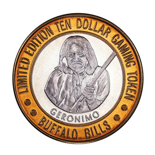 .999 Silver Buffalo Bills Resort & Casino Jean, Nv $10 Limited Edition ...