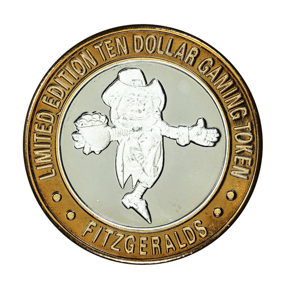 .999 Silver Fitzgeralds Casino & Hotel Reno, Nevada $10 Limited Edition ...