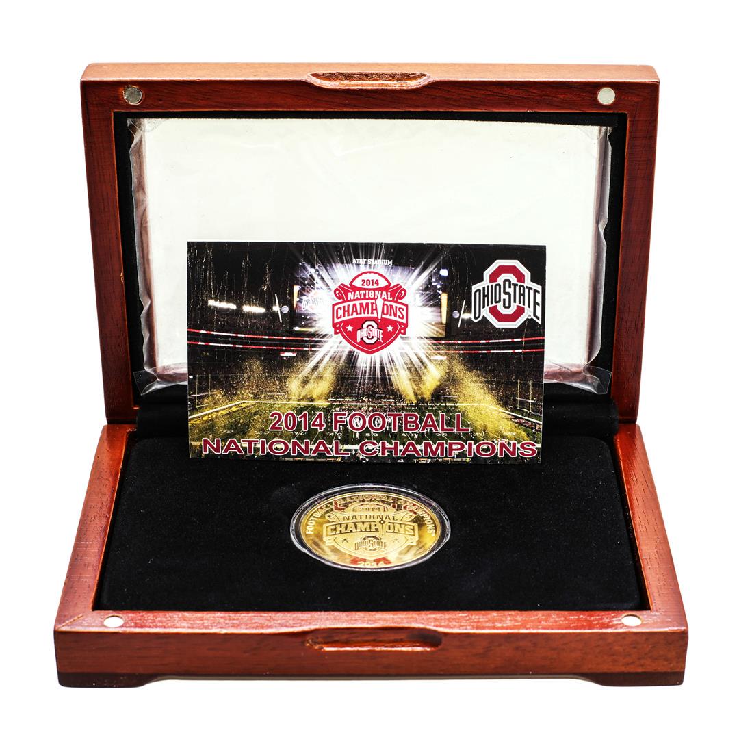 2014 Ohio State National Champions 1.5 Oz 24kt Gold Medal Limited ...