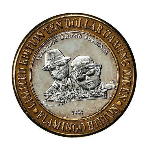 .999 Silver Flamingo Hilton Reno, Nevada $10 Casino Limited Edition ...