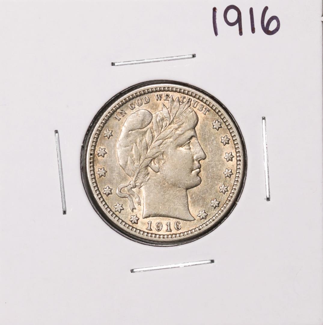 1916 Barber Quarter Coin