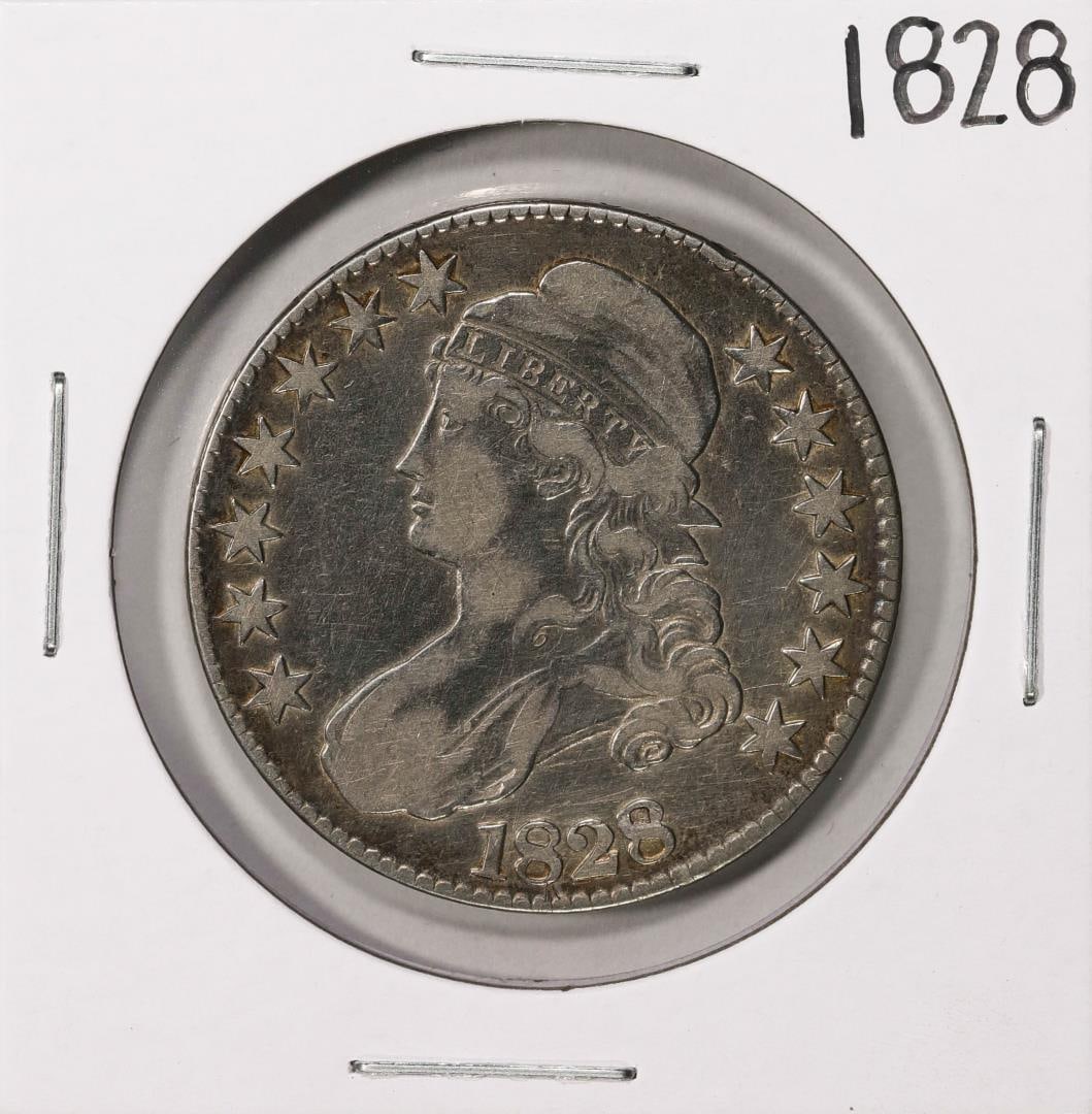 1828 Capped Bust Half Dollar Coin Auction